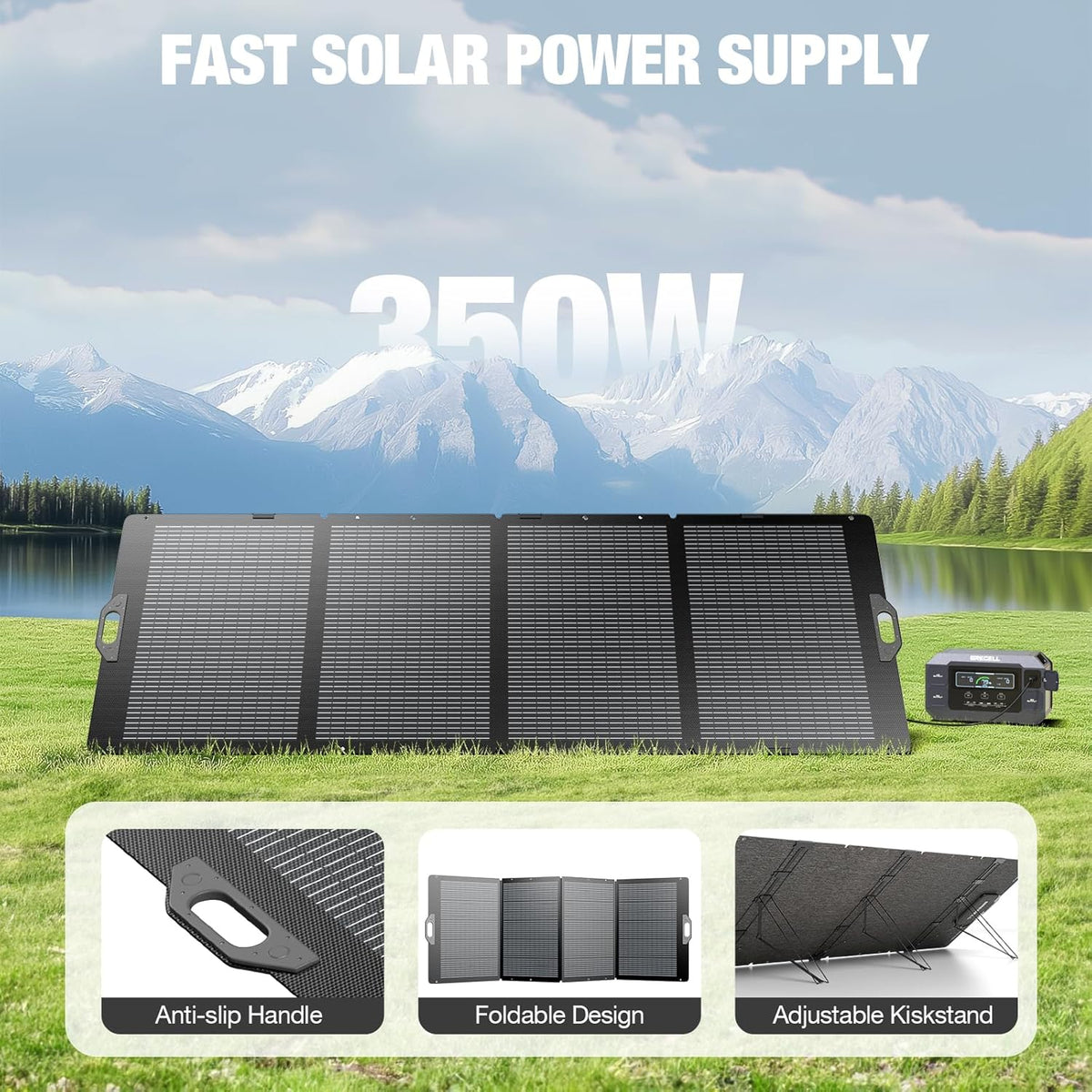 GRECELL 350W Portable Solar Panel