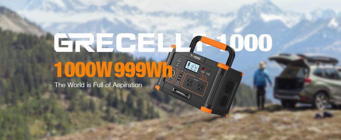 GRECELL Portable Power Station 1000W - GRECELL