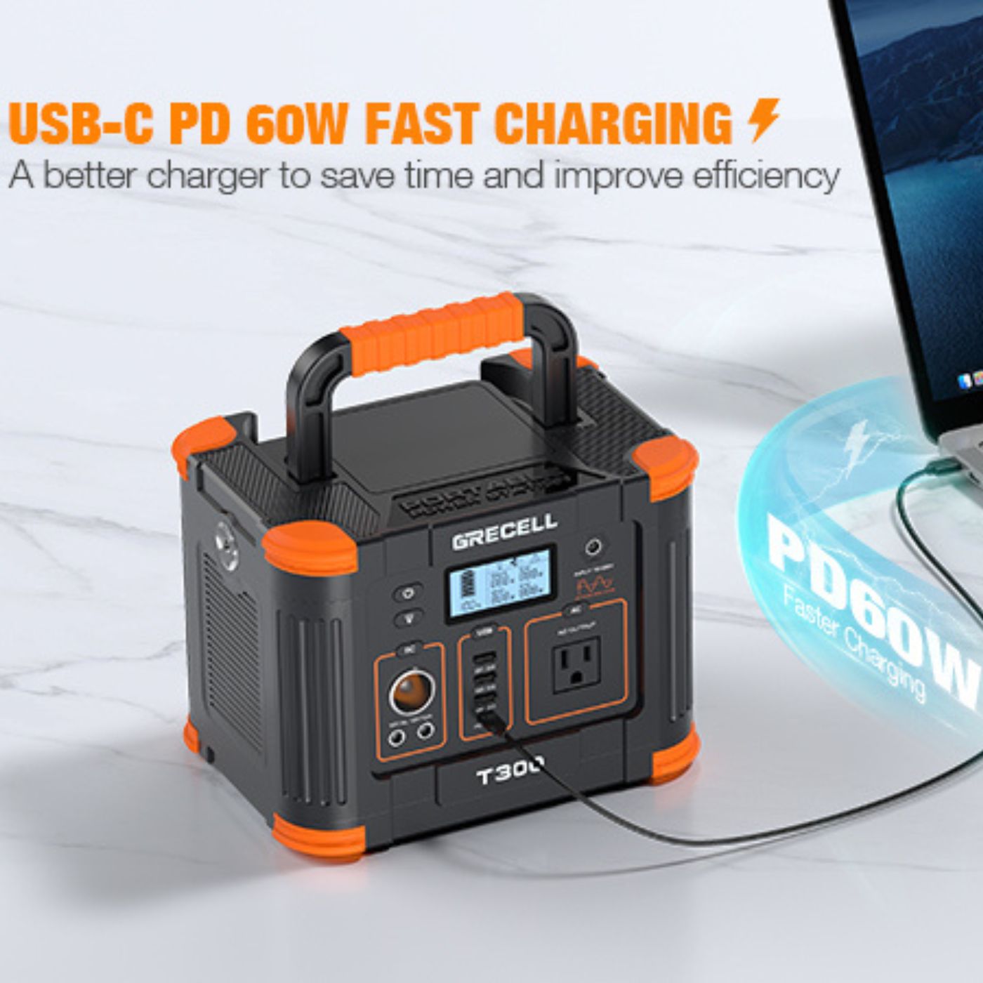 GRECELL Portable Power Station 300W